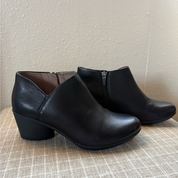 Dansko | Shoes | Dansko Raina Black Leather Ankle Boot | Poshmark